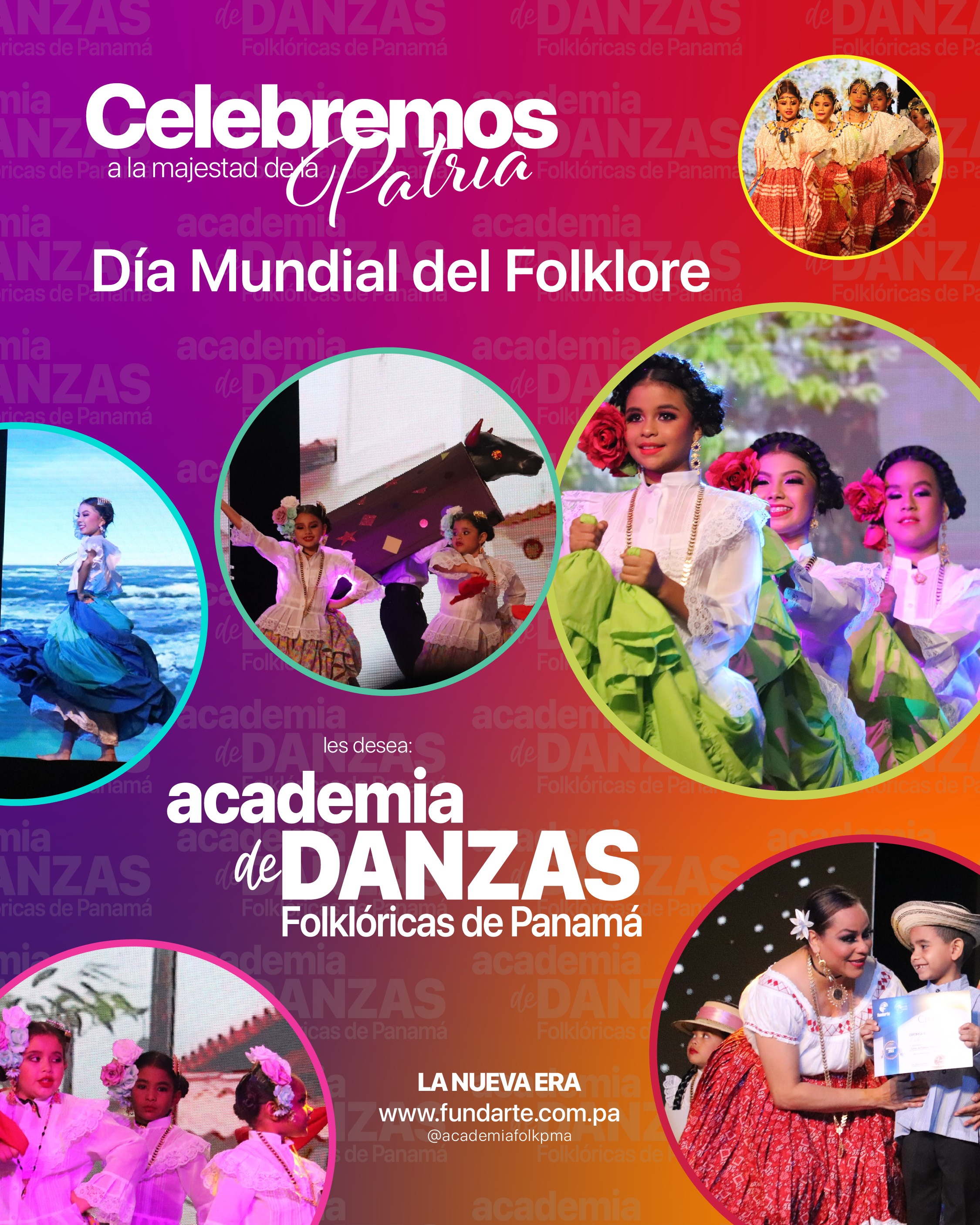 DÍA MUNDIAL DEL FOLKLORE 2023 | Fundarte Panamá | Fundación Nacional de ...